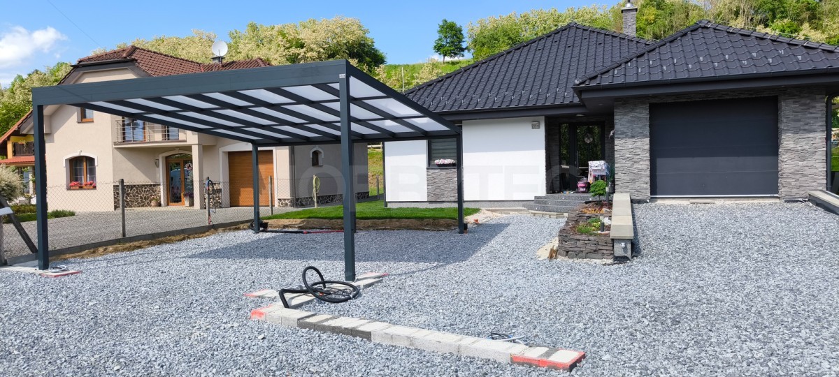 Hliníkový prístrešok pre 2 autá Prešov | Hobbytec.sk